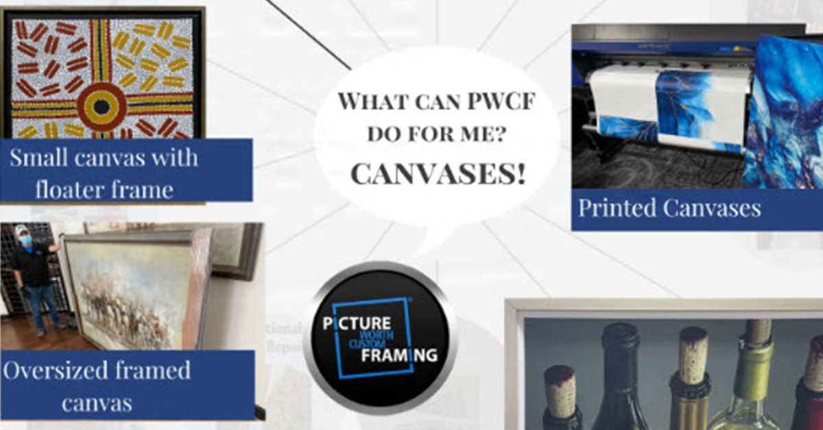 Canvas Magic: Unleashing Creativity at Picture Worth Custom Framing ...
